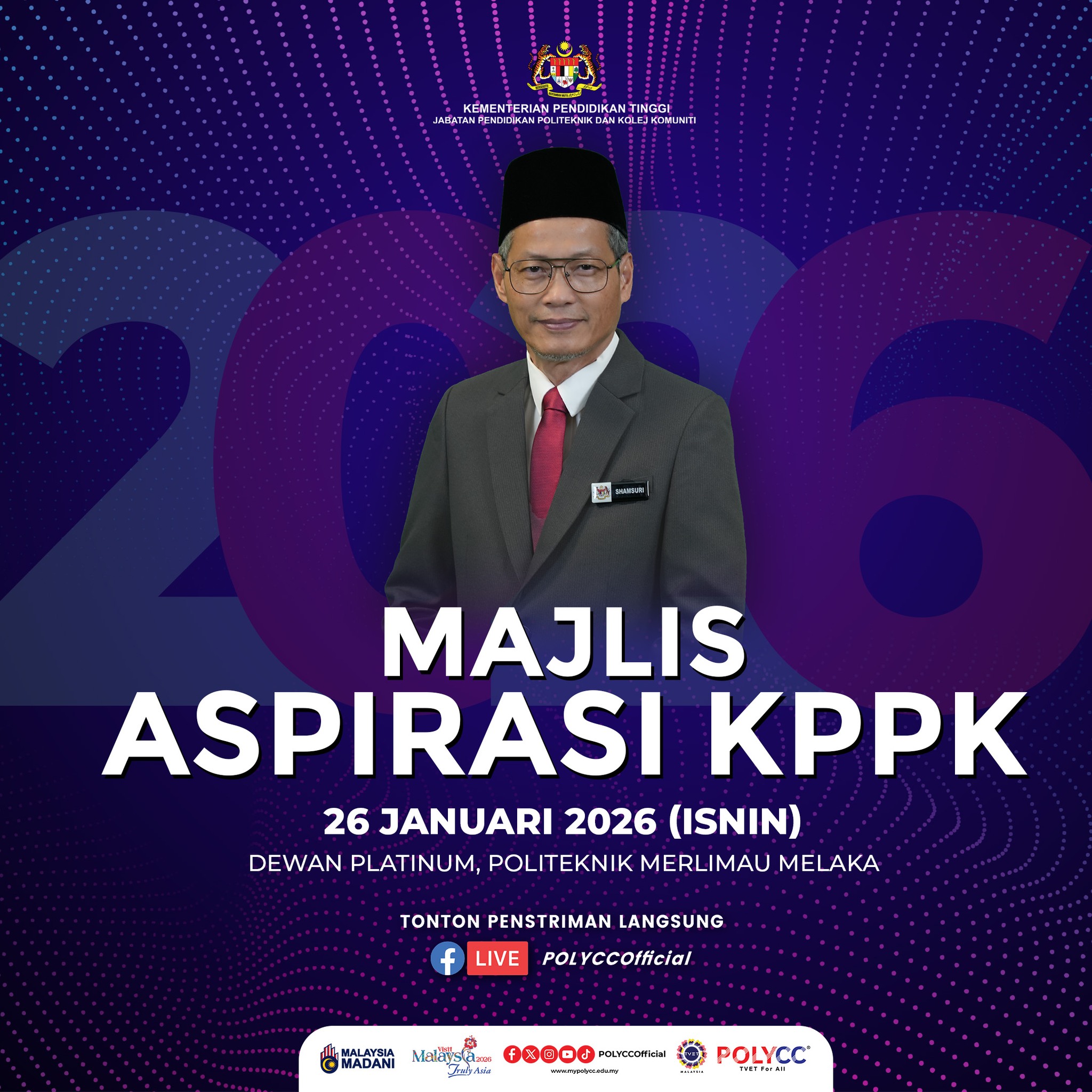 MAJLIS APRESIASI KETUA PENGARAH JPPK TAHUN 2026 – Portal Politeknik ...
